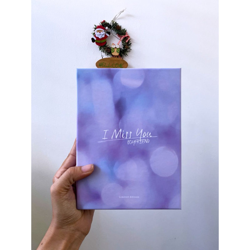 boyfriend mini album i miss you đã khui seal, gồm 2 cd và photobook ...