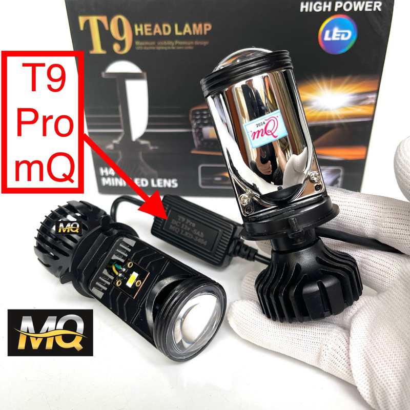 Đèn Pha Led Bi Cầu T9 Pro mQ - LED H4 Bản 2024 ( Ko Lắp Điện Máy ) M01B. | Shopee Việt Nam