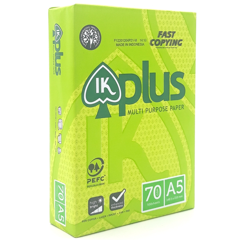 [BÁN LẺ] Giấy in A5 IK Plus ĐL70gsm - Xuất xứ indonesia | Shopee Việt Nam