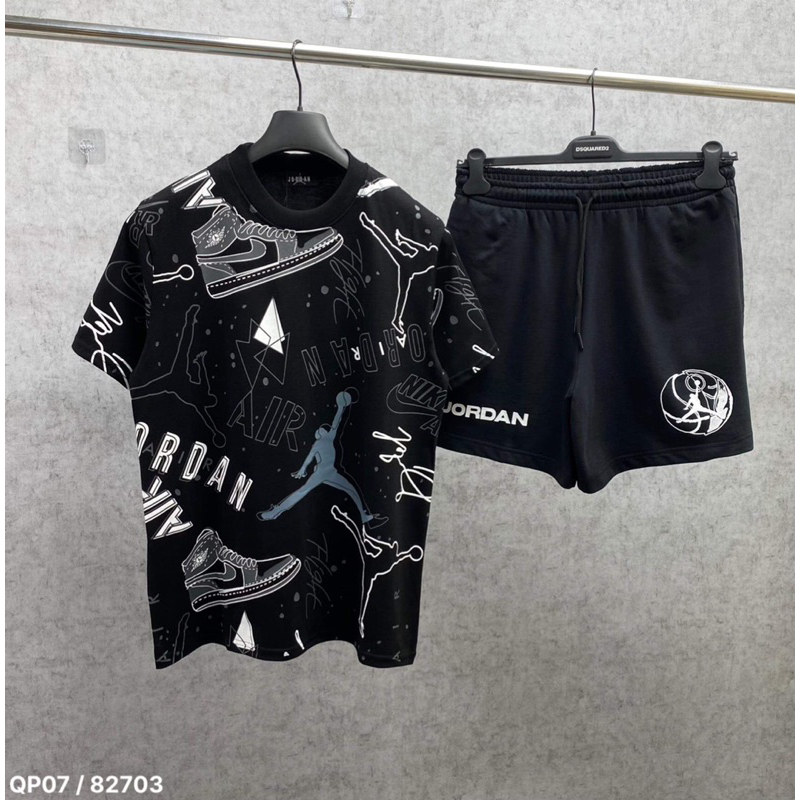 bộ đồ nam jordan in hoạ tiết hàng loại một chất lượng cao | Shopee Việt Nam