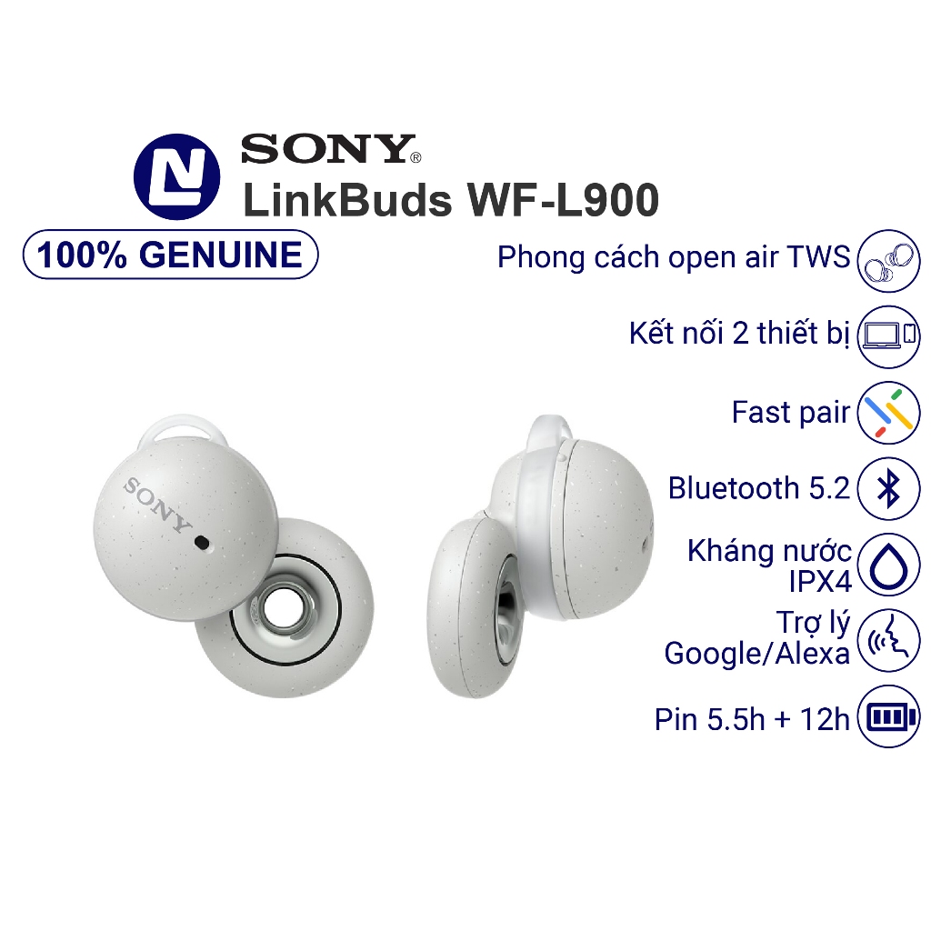 New Full box Sony WF-L900 - Tai nghe LinkBuds Open ear | Shopee Việt Nam