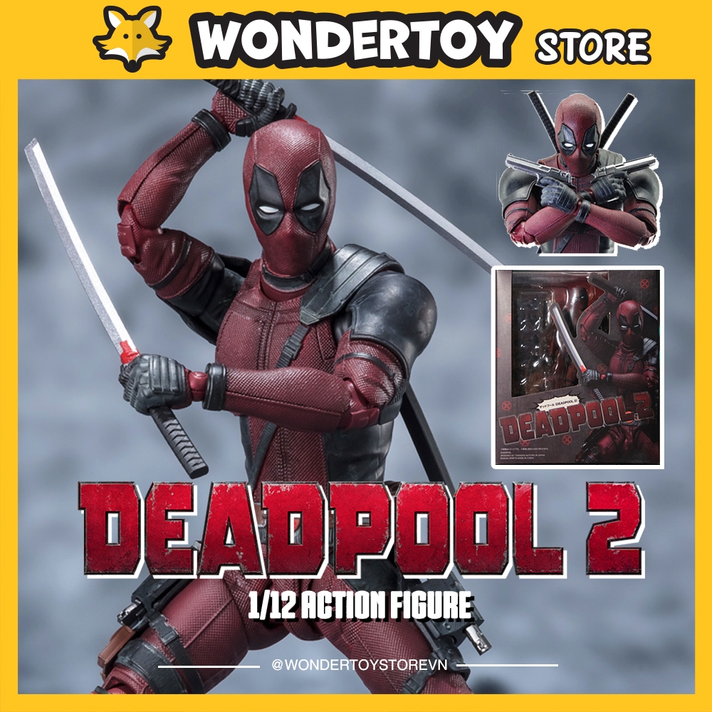 Mô hình Marvel SHF Deadpool 2 1/12 Action Figure (F) | Shopee Việt Nam