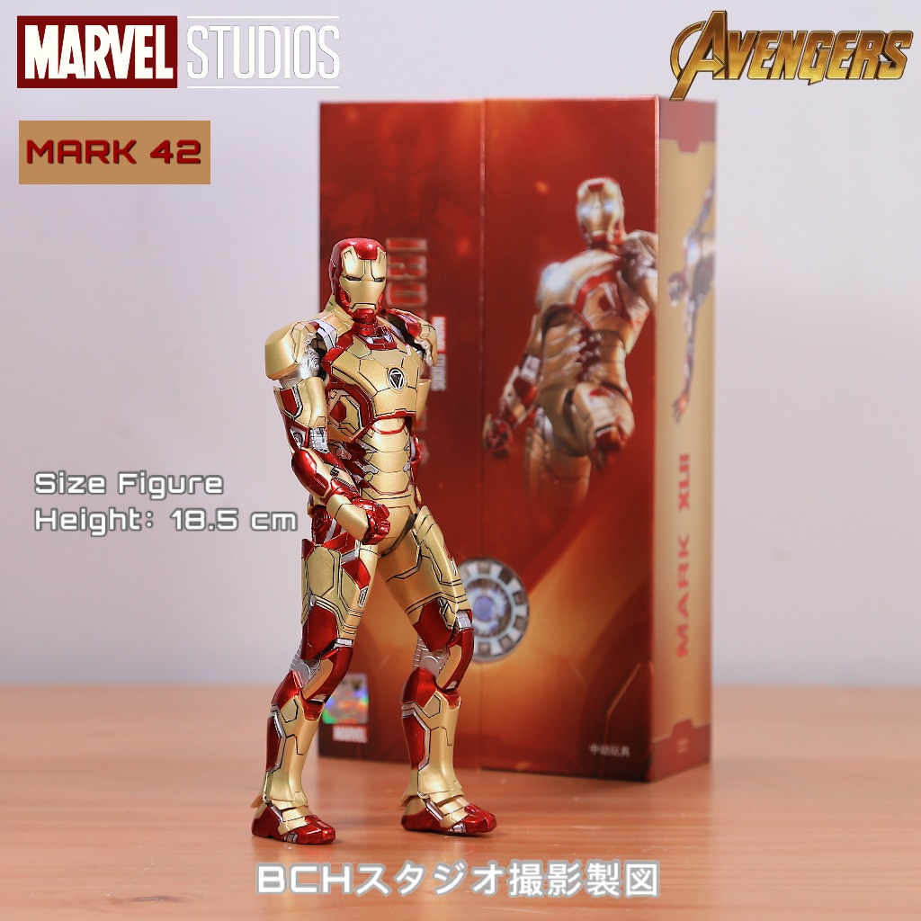 Mô hình ZD Toys Iron Man Mark 42 (MK42) 1/10 Led version - Marvel Chính Hãng | Shopee Việt Nam