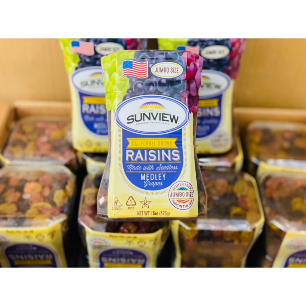 NHO KHÔ SUNVIEW RAISINS SIÊU NGON 425G - (TICA MART) | Shopee Việt Nam