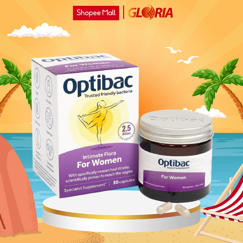 Men Vi Sinh Optibac Probiotics For Women, Ngăn Ngừa Viêm Phụ Khoa, Tiết ...