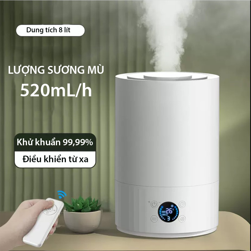 Máy Phun Sương Tạo Ẩm Không Khí Xiami /Beemi 8 lít Công Suất 25W Có ...