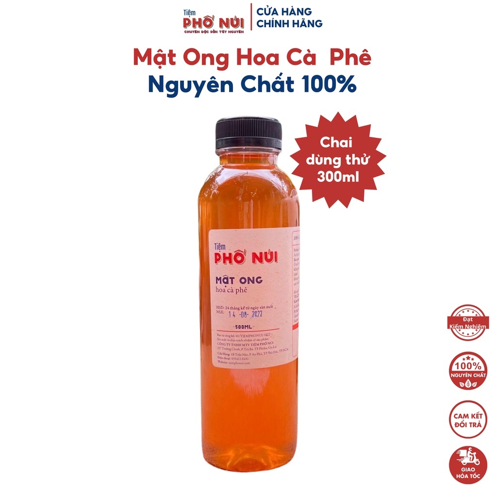 Mật Ong Hoa Hoa Cafe chai Nhỏ 300ml Tiệm Phố Núi | Shopee Việt Nam