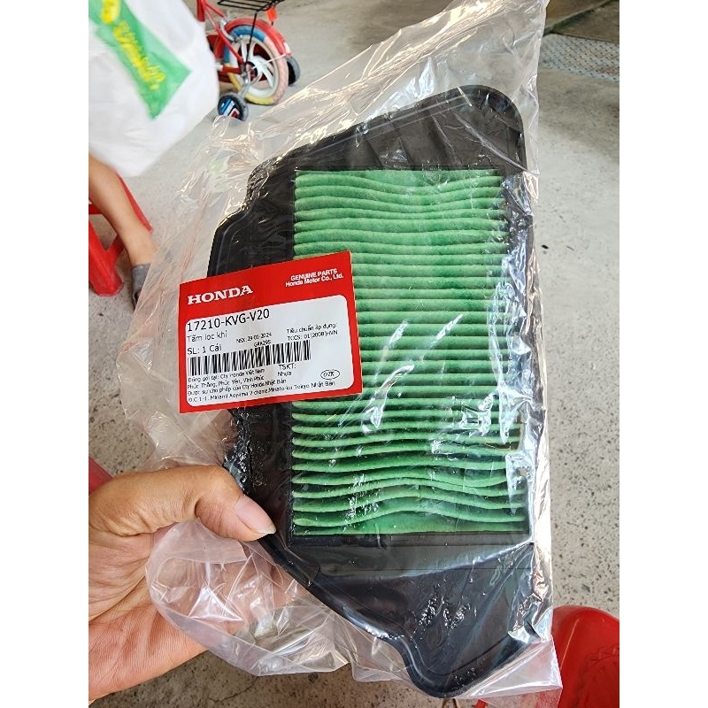lọc gió AB 110 FI, AB THÁI FI, AB ĐẦU BÒ 110 chính hãng honda | Shopee ...