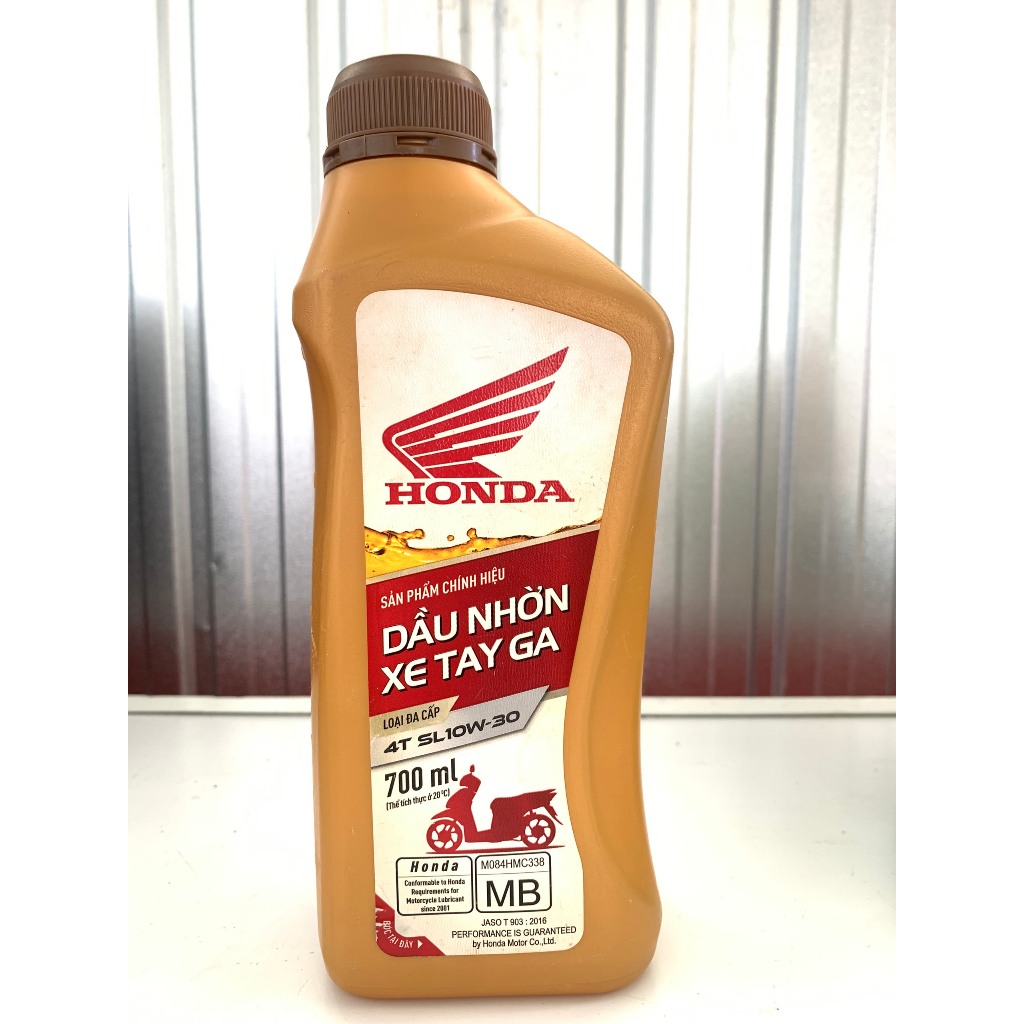 NHỚT HONDA 4T SL 10W-30 700ML DÀNH CHO XE TAY GA | Shopee Việt Nam