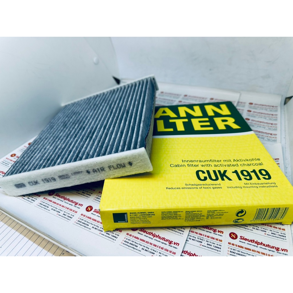 Lọc gió điều hòa Subaru Forester 2.0, Mann Filter Cuk 1919 | Shopee Việt Nam