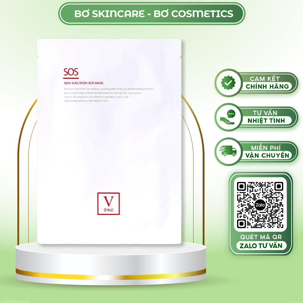 Mặt nạ giảm đỏ dịu da phục hồi cấp tốc FAU SOS Mask | Shopee Việt Nam