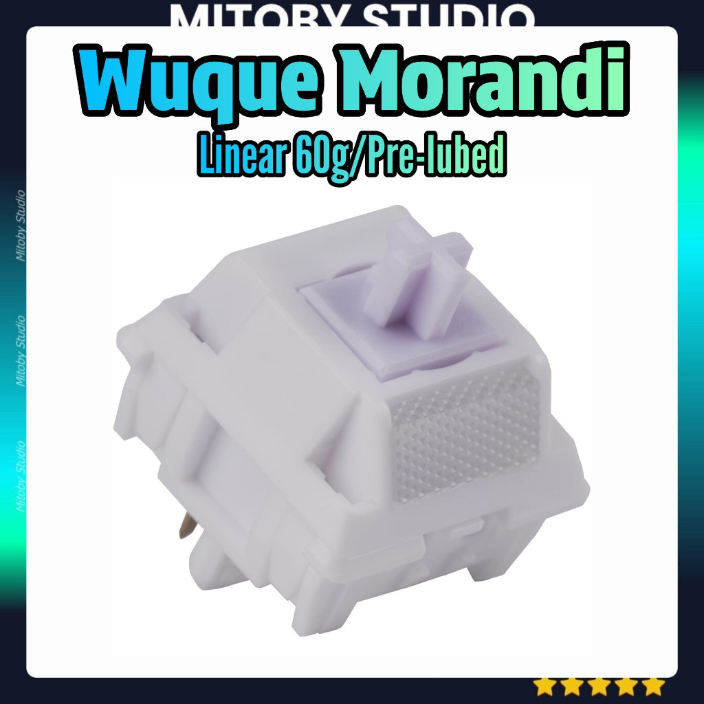 Wuque WS Morandi linear switch tản led tốt công tắc bàn phím cơ Wuque ...
