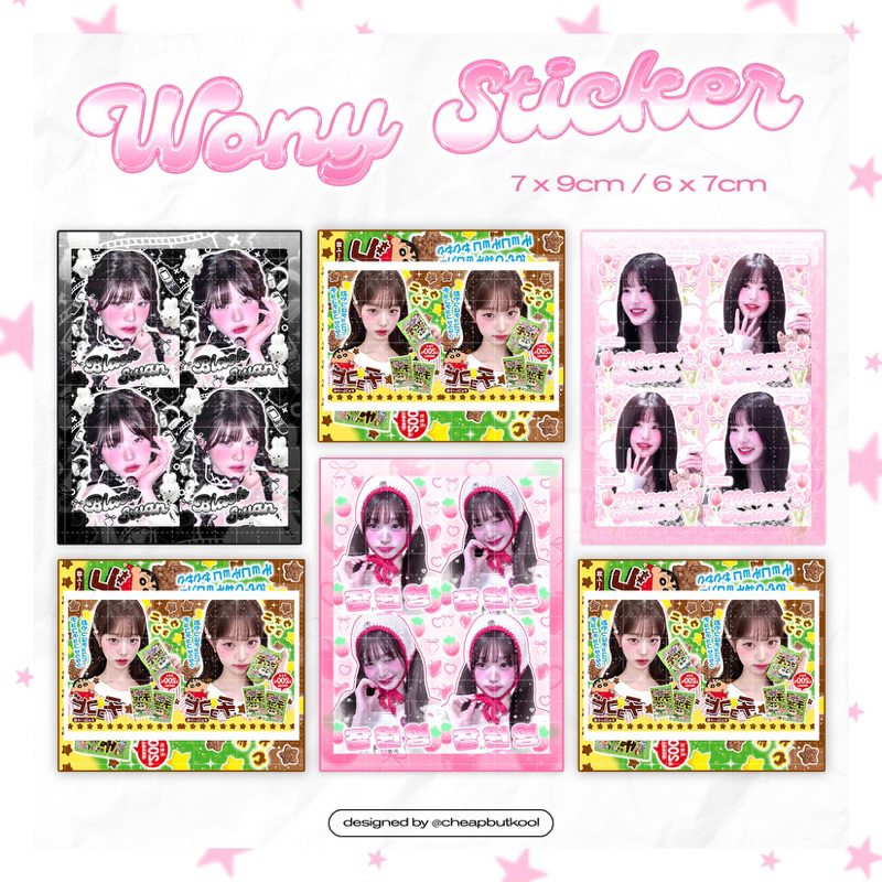 [TỒNG HỢP] STICKER WONYOUNG BẾ VIỀN / STICKER NIÊM PHONG WONYOUNG IVE ...