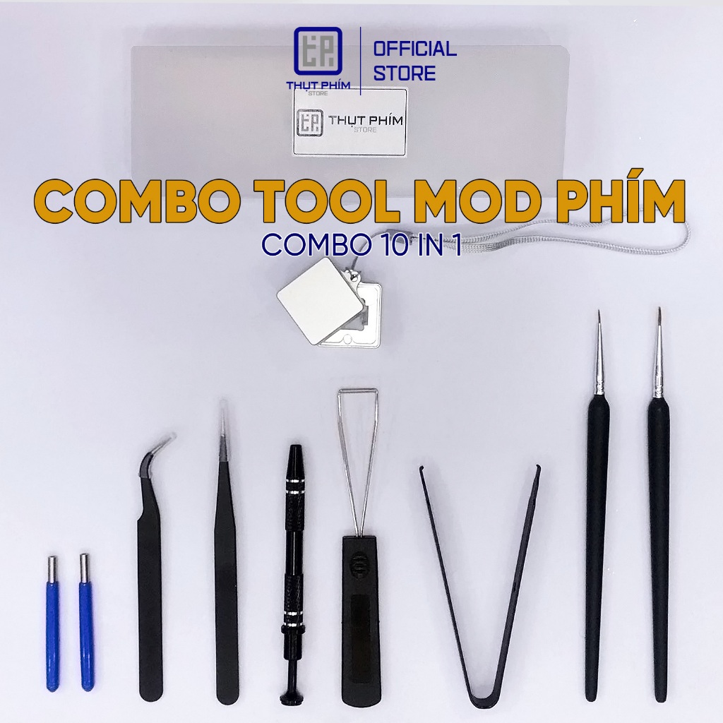 Bộ dụng cụ tool mod lube phím cơ Nhíp kẹp Switch puller Keycap puller ...