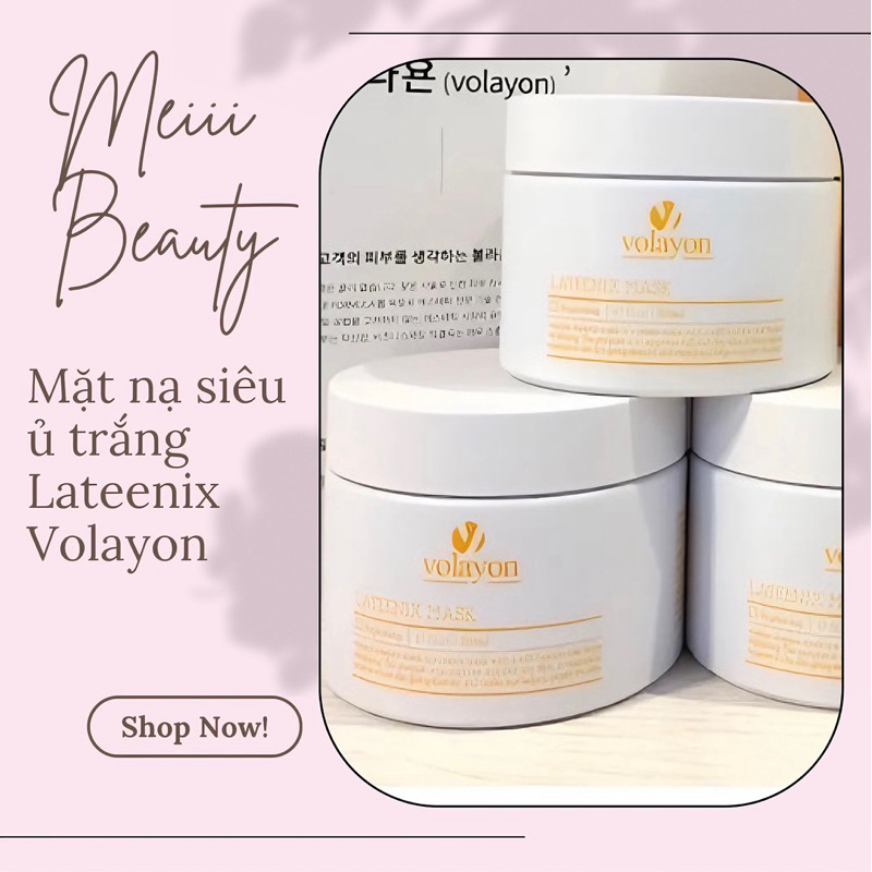 Mặt nạ siêu ủ trắng LATEENIX MASK VOLAYON 200ml | Shopee Việt Nam