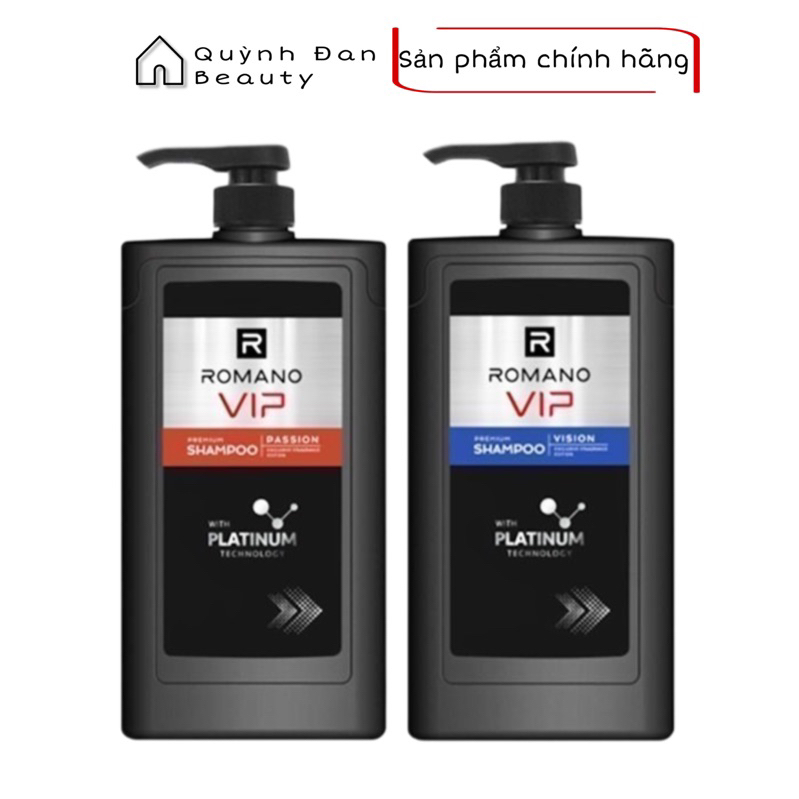 Dầu gội cao cấp Romano Vip 650g/Chai Passion - Vision | Shopee Việt Nam