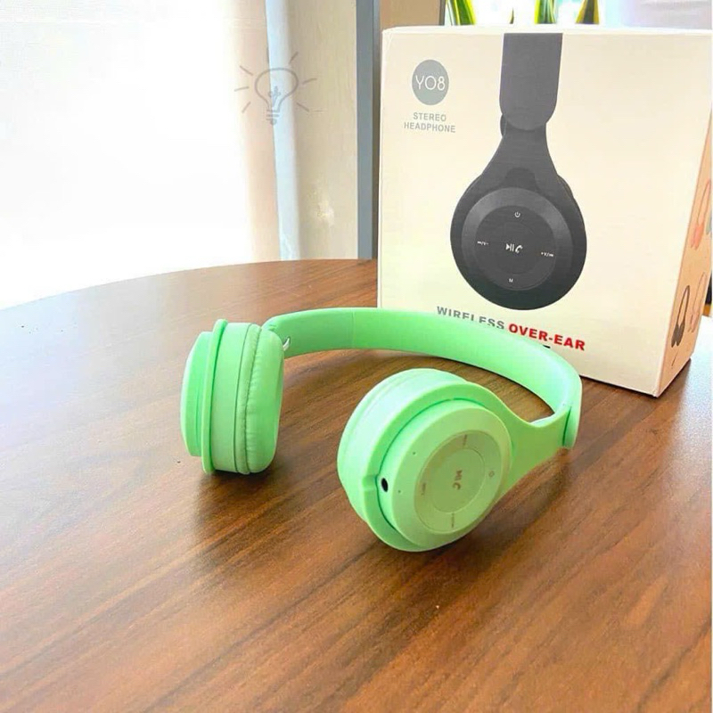 Tai Nghe Chụp Tai Bluetooth Y08 | Shopee Việt Nam