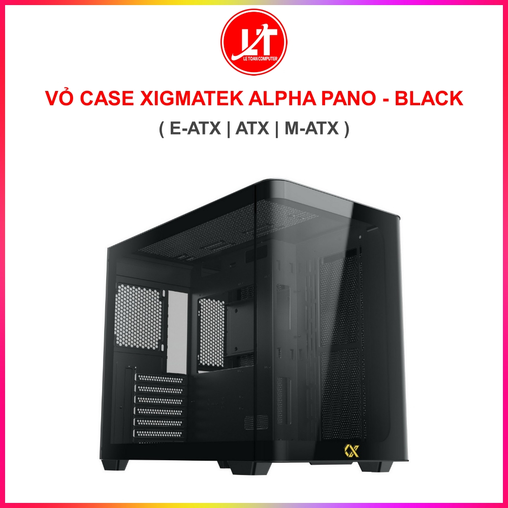 Thùng máy Case Xigmatek Alpha Pano - Đen | Shopee Việt Nam