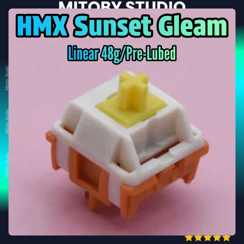 HMX Sunset Gleam linear Switch Công Tắc Bàn Phím Cơ Gat INK BOX PINK ...
