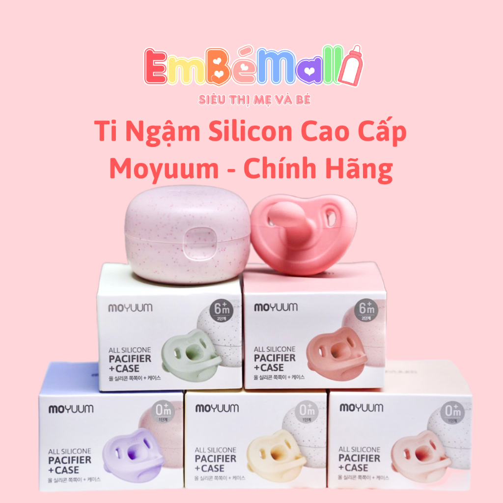 Ti Giả Moyuum Silicon Hàn Quốc Cao Cấp Nguyên Khối, Siêu Mềm Mại Cho Bé ...