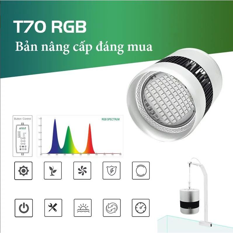 Đèn rọi thuỷ sinh Week Aqua T70 - T90 Pro bản 3.0 | Shopee Việt Nam