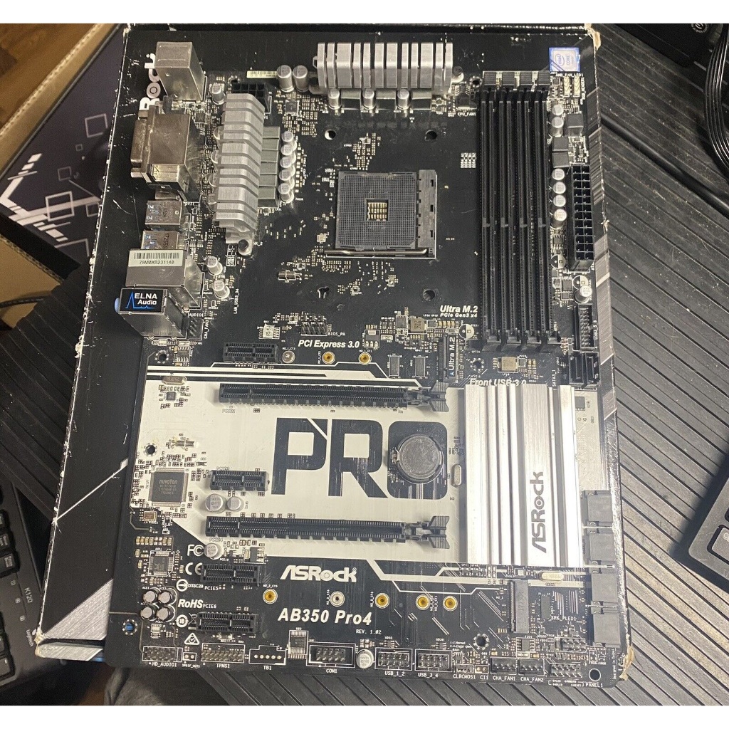 Main ASROCK AB350 PRO4 cũ. Bo mạch ASROCK AB350 PRO4 | Shopee Việt Nam