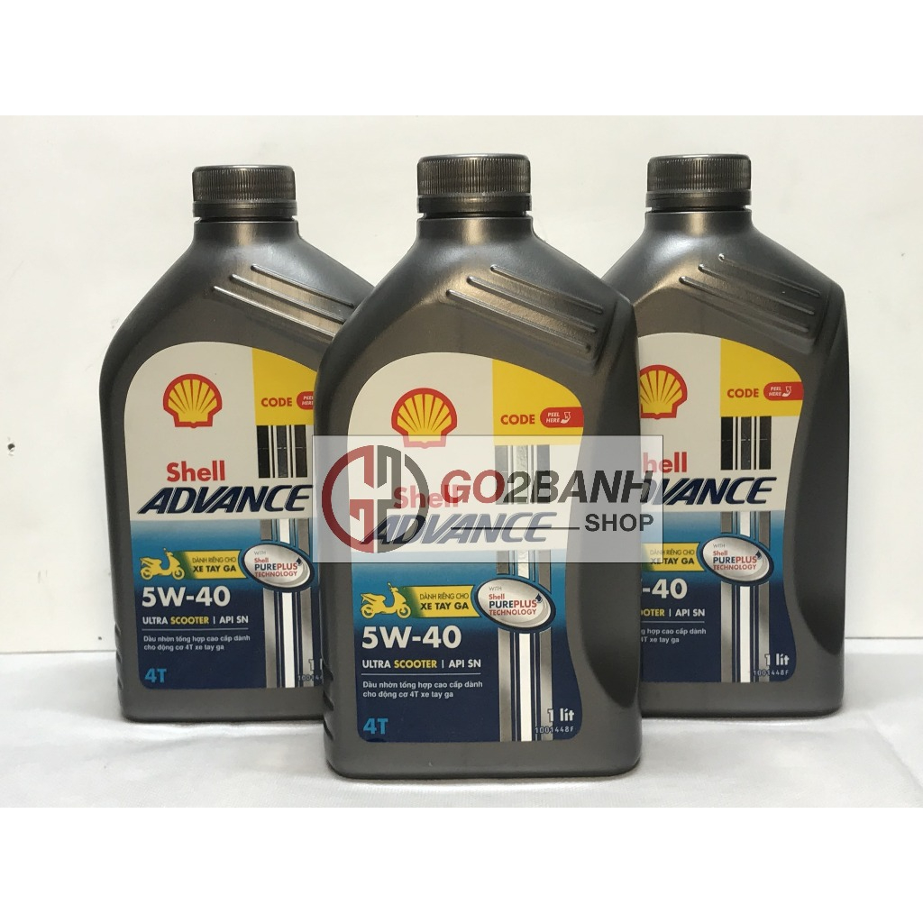 Nhớt Shell Advance Ultra Scooter 5W40 xe tay ga | Shopee Việt Nam