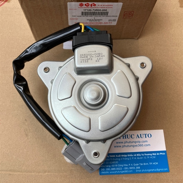 Mô tơ quạt két nước XL7, hiệu Suzuki(17120-73R00-000) (Cái) | Shopee ...