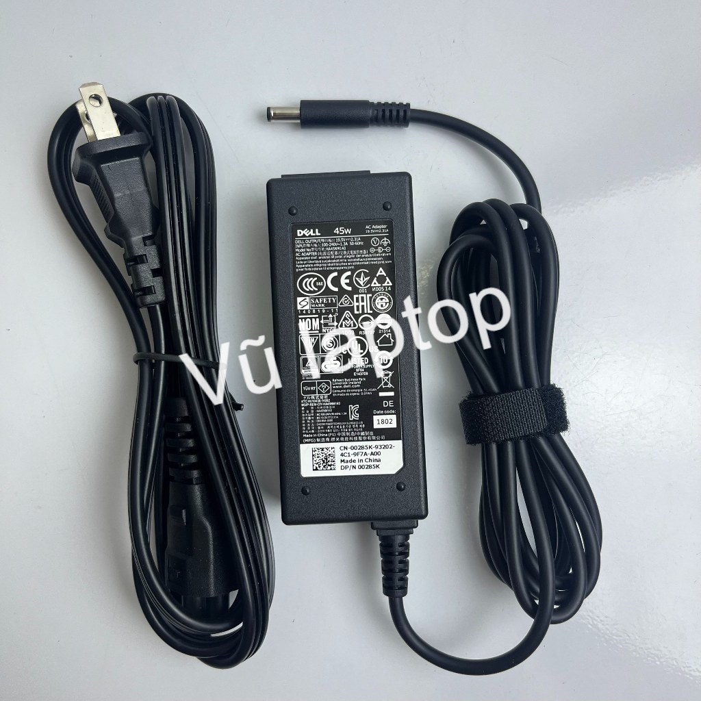 Sạc laptop Dell Inspiron 3000 3064 3152 3147 3148 19.5V - 2.31A 45W chân kim nhỏ 4.5mm x 3.0mm ...