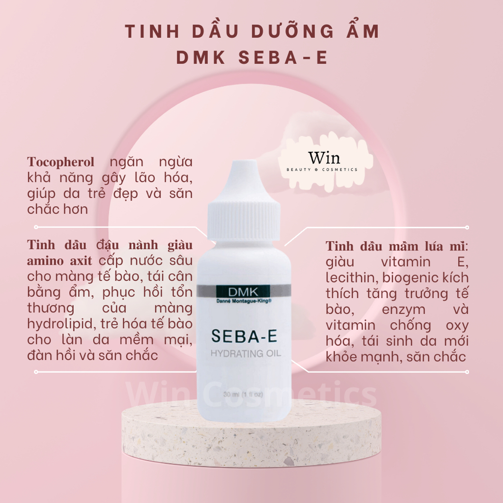 [Hàng công ty] DMK SEBA-E Hydrating Oil, dầu dưỡng ẩm full sz 30ml ...
