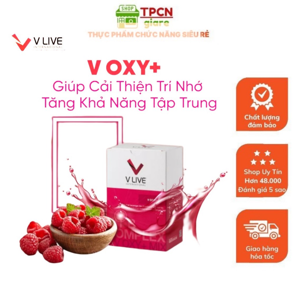 V-Oxy Sản phẩm tăng cường Oxy, tuần hoàn máu | Hàng nhập khẩu chính ...