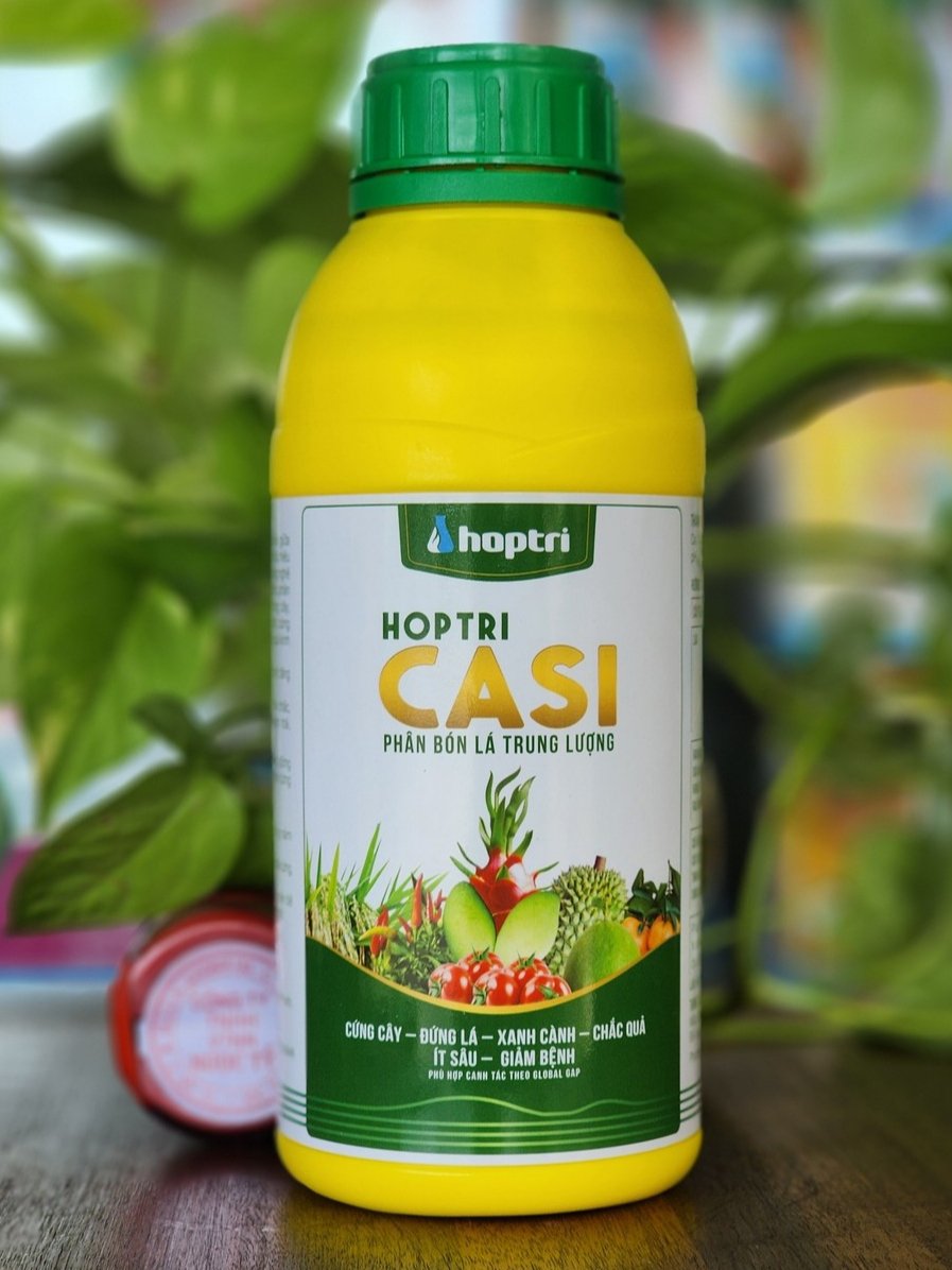Hợp Trí Casi chai 1 lít - Phân bón lá trung lượng giúp cứng cây dày lá ...