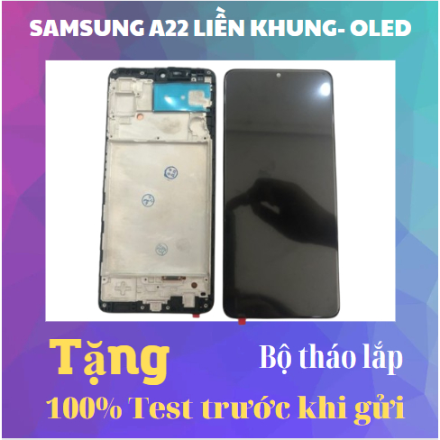 Màn hình samsung M22 màn thay thế màn samsung m22 oled liền khung Tặng ...