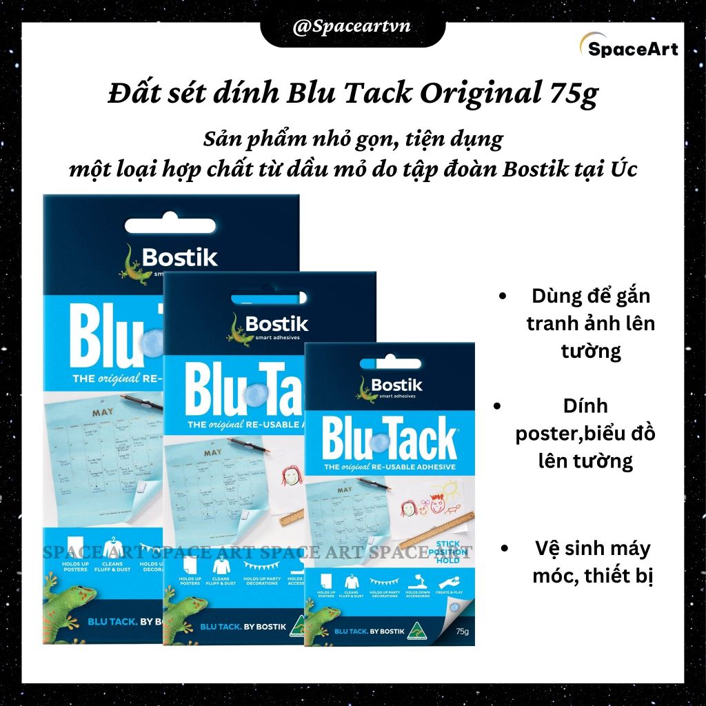 Blu Tack- Đất sét dính Original 75g | Shopee Việt Nam