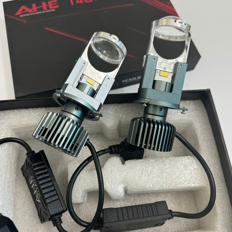 Đèn Pha LED Bi Cầu Mini H4 T40 Pro ( New ) Công Xuất 40w Lắp Ô tô, Xe ...