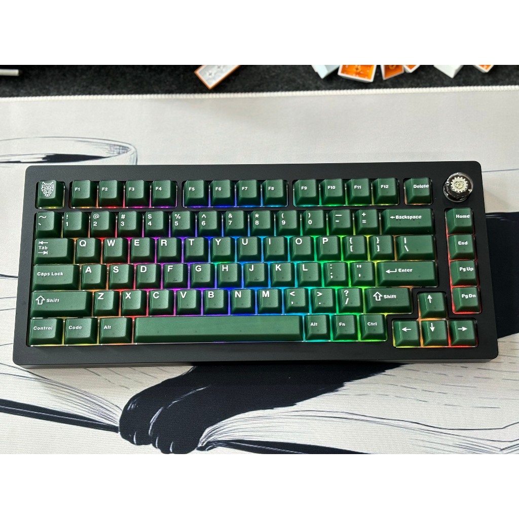 Bàn phím cơ M1w moongeek nhôm nguyên khối 3 mode đã full mod Tungcustom ...