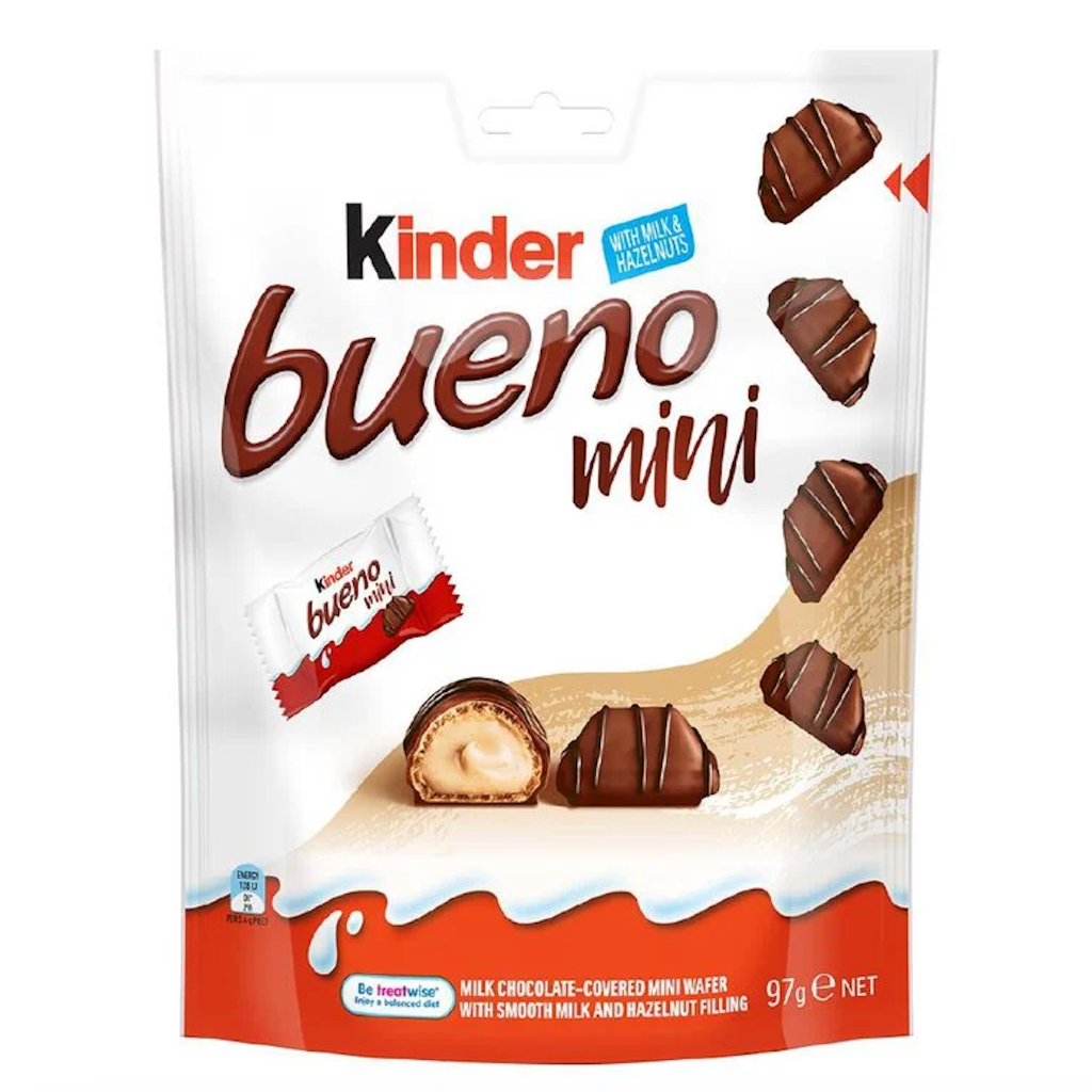 TÚI 18 BÁNH WAFER GIÒN - PHỦ SOCOLA SỮA - NHÂN KEM / HẠT DẺ Kinder Bueno Milk Chocolate ...