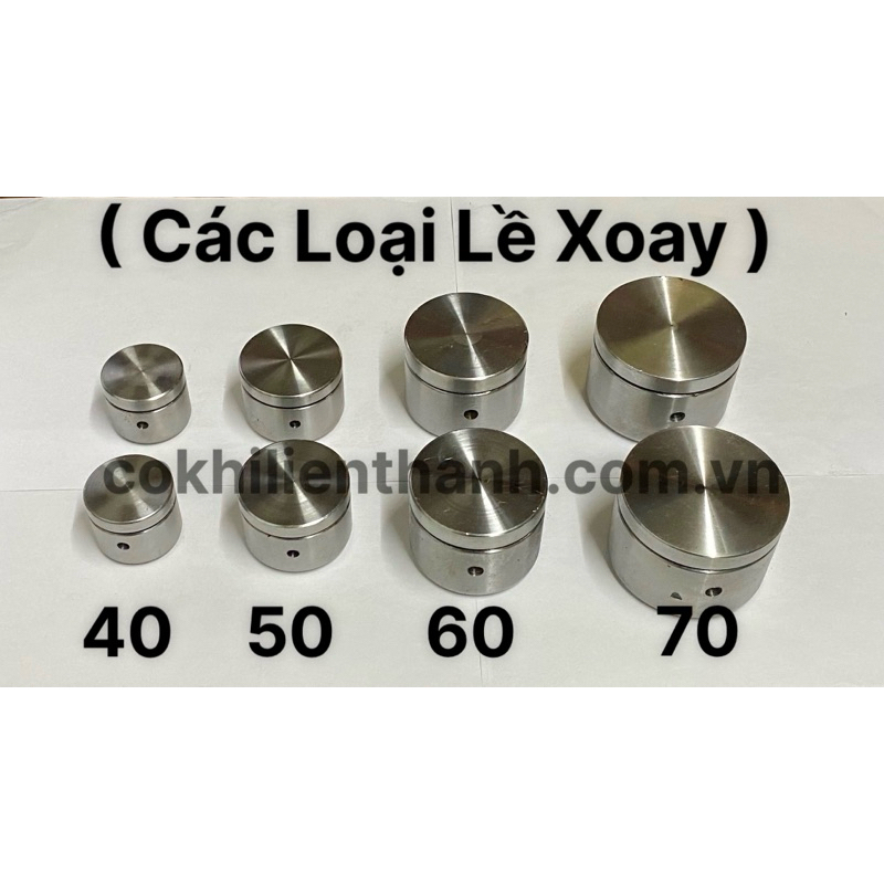 Bản lề cối xoay đa chiều ( trụ xoay ) 360 độ . Kích thước phi 60mm ( TIỆN NGUYÊN KHỐI- CHỊU TẢI ...