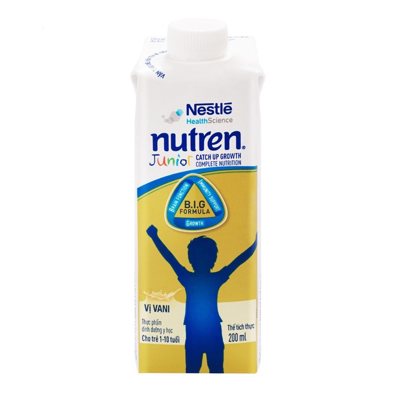 Hộp Sữa dinh dưỡng Nutren Junior pha sẵn 200ml/hộp-có ship hỏa tốc HCM ...