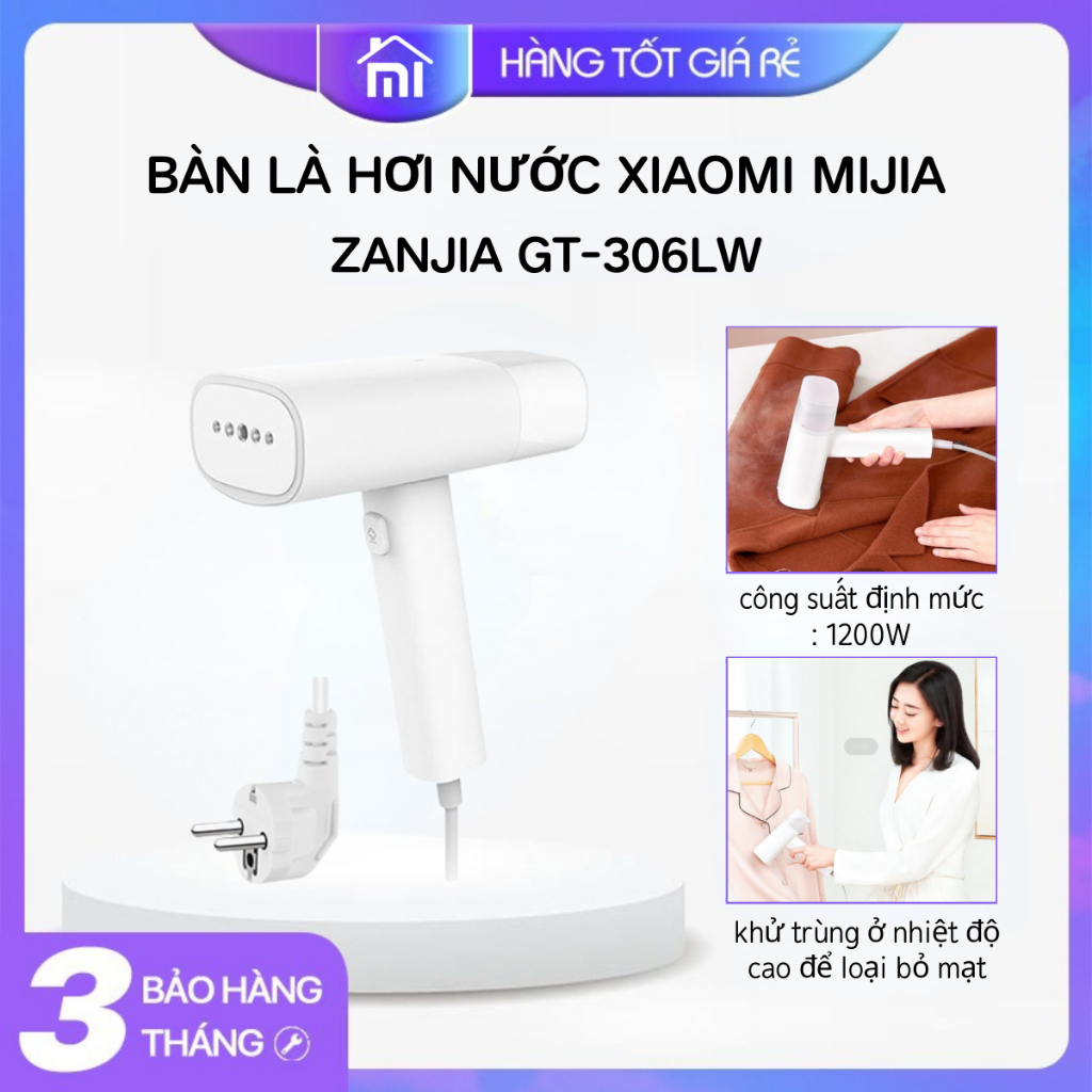 Bàn là hơi nước Xiaomi Mijia Zanjia GT-306LW bàn ủi hơi nước cầm tay nhỏ gọn công suất 1200W là ...