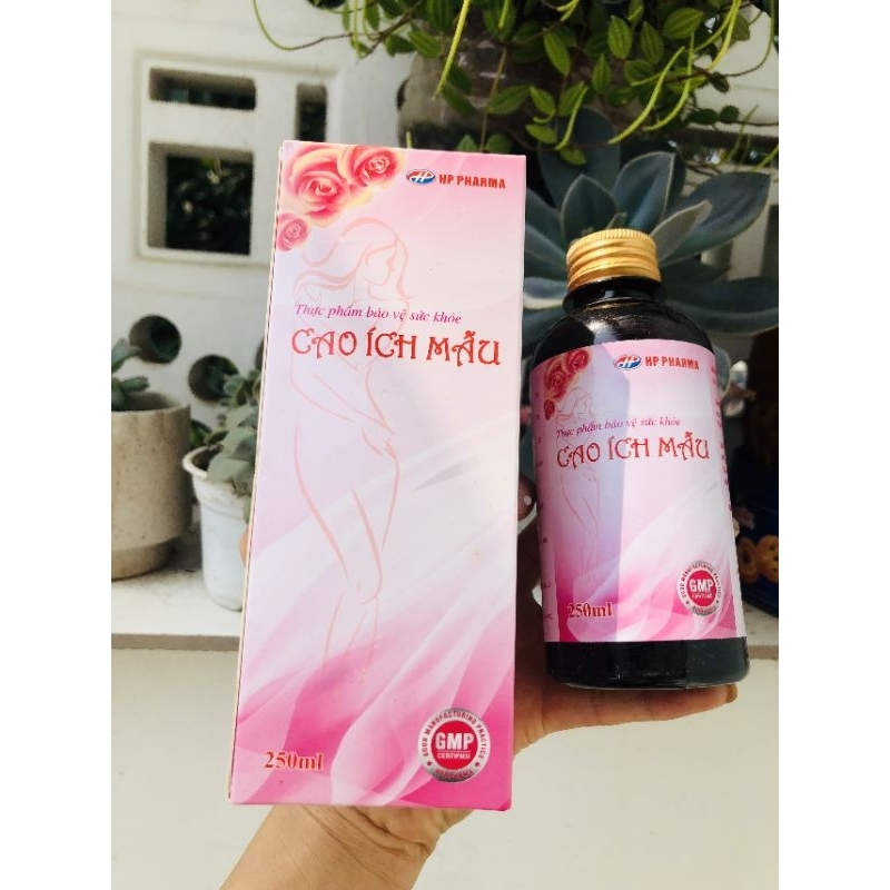 Điều kinh nguyệt Cao Ích Mẫu chai uống 250ml VTYT Hải Phòng | Shopee ...