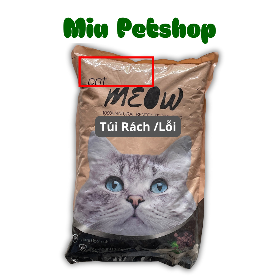Cát vệ sinh cho mèo Meow Cat 8L hương cà phê, Cát vệ sinh cho mèo khử mùi, vón cục | Shopee Việt Nam