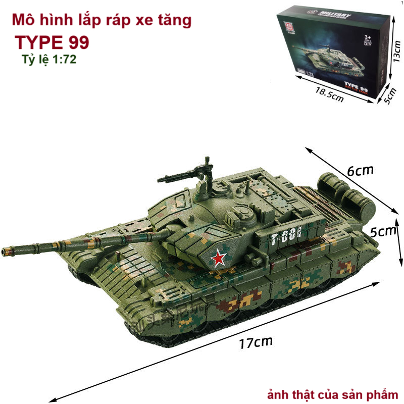 Mô hình lắp ráp MHQS tỷ lệ 1:72 Block Model M1A2 Battle Tank Leopard 2A7 Challenger 2 Merkava ...