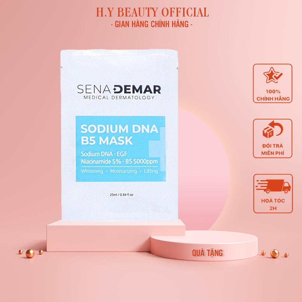 Mặt Nạ B5 Sena Demar Sodium DNA B5 Mask Hỗ Trợ Cấp Ẩm Chuyên Sâu, Dưỡng ...