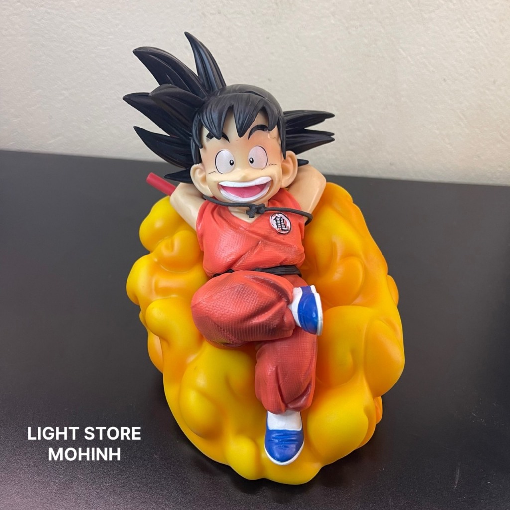 [15,5CM] MÔ HÌNH NHÂN VẬT SON GOKU KID NẰM MÂY, ANIME DRAGON BALL, SƯU ...