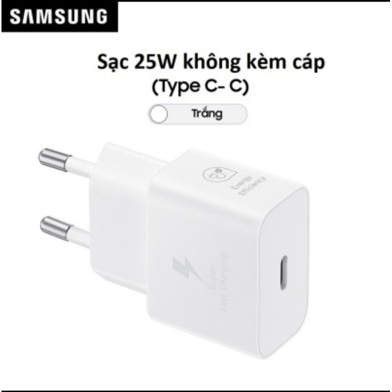 Sạc Samsung 25w T2510 Type C Chính hãng (Nguyên Seal) | Shopee Việt Nam