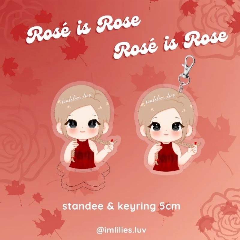 Keyring & Standee Rosé is Rosie | Shopee Việt Nam