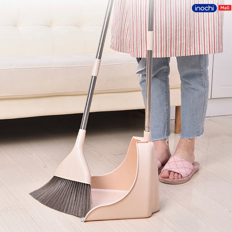 Combo chổi quét nhà kèm xẻng hốt rác Inochi thông minh đa năng tiện lợi ...