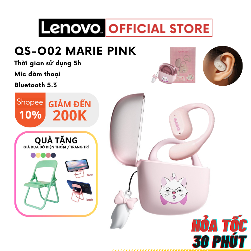 [MÈO MARIE] Tai nghe Bluetooth Lenovo x Disney QS-O02 - Thể thao - Hifi ...