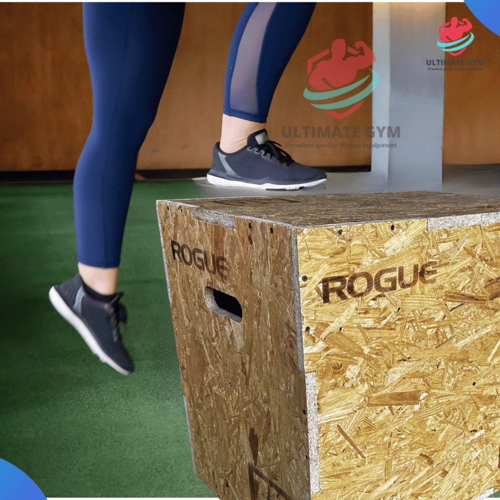Hộp nhảy gỗ, bục nhảy plyometric 3 trong 1 ROGUE loại lớn 50-60-70cm ...